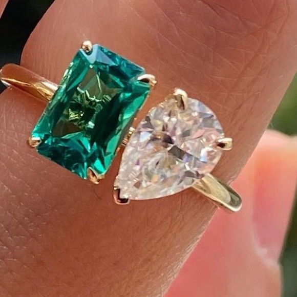 Toi et Moi | Jewelry | Toi Et Moi Double Stone Diamond Engagement Ring ...